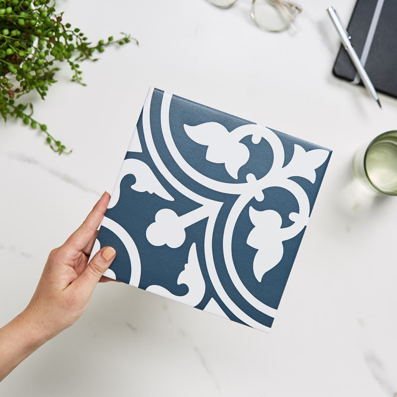 Picasso Shadow Navy Blue — All Purpose Tile Centre